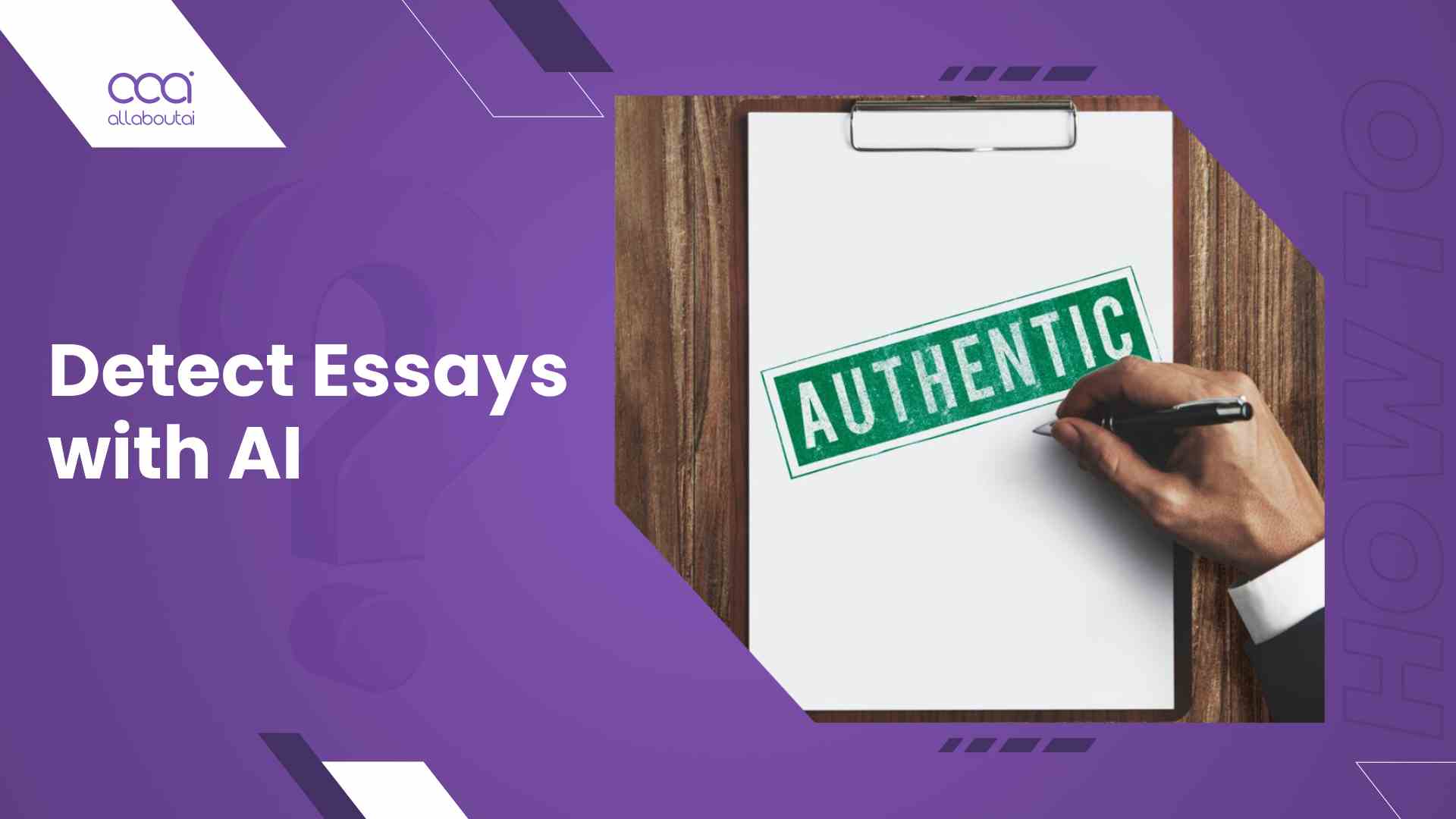 How to Use AI Tools to Detect Essays?