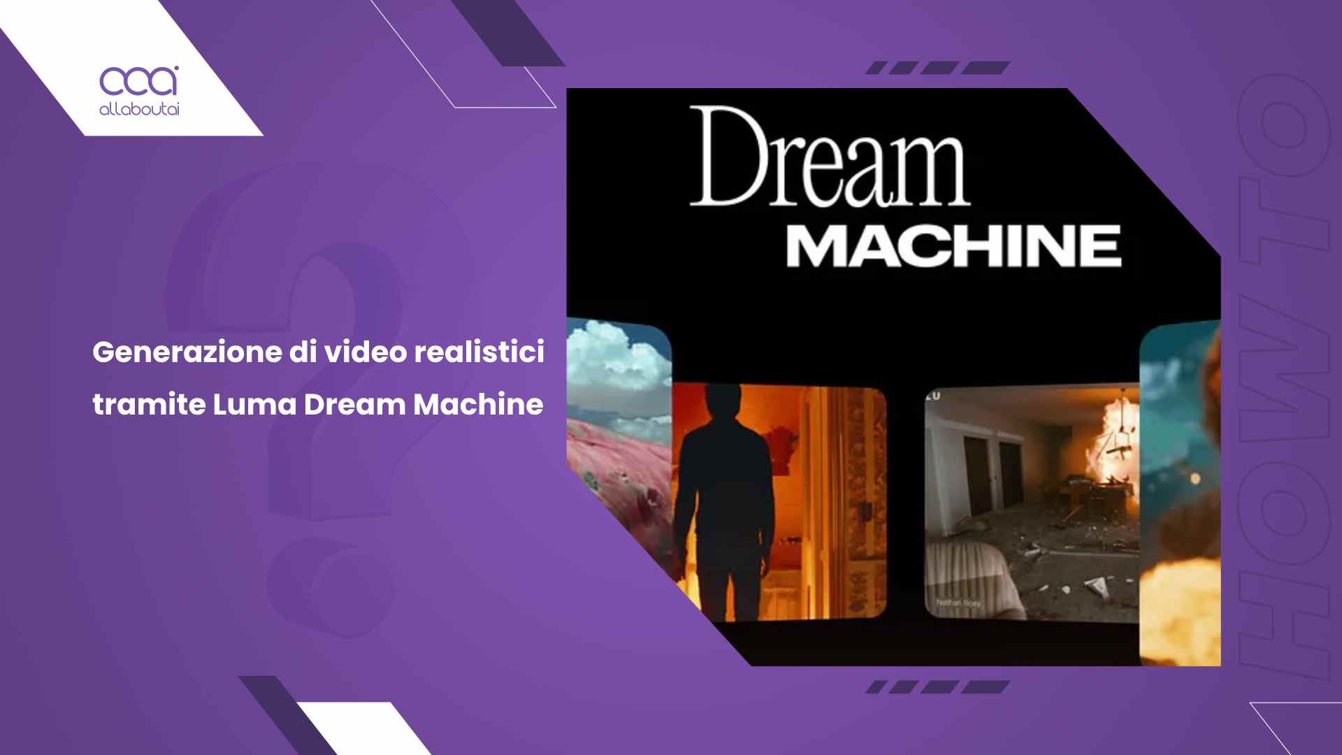 Come utilizzare Luma Dream Machine per la generazione di video realistici