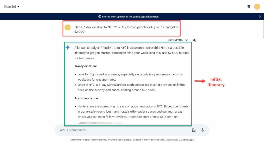 How to Use AI to Plan a Trip