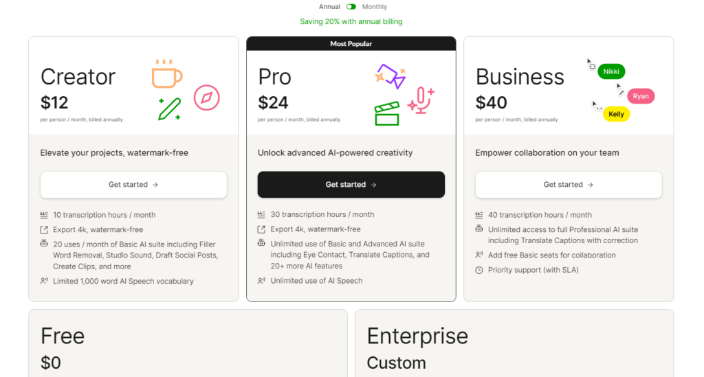 Descript AI Review 2025: Features, Pricing, Pros & Cons