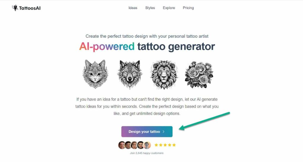 How to Use AI Tattoo Generator to Create Tattoos