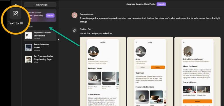 How To Use Galileo AI To Generate UI Designs
