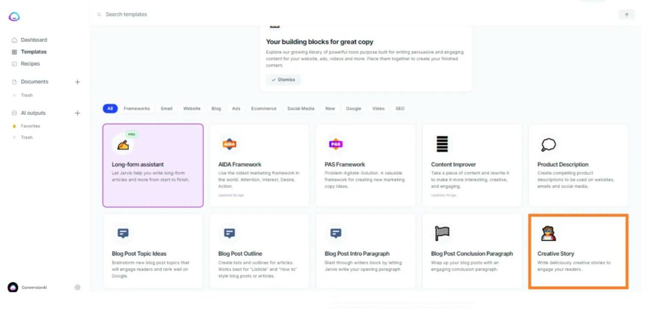 How to Use Jasper AI for Writing a Creative Story