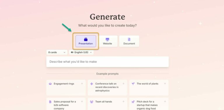 Gamma AI für Präsentationen: Ein Anfängerleitfaden