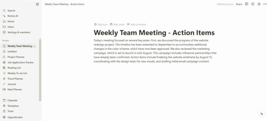 How to Take Notes with Notion AI: A Comprehensive Guide