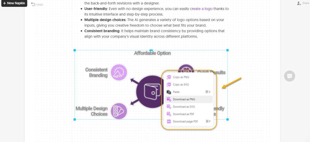 How to Use Napkin AI to Create Stunning Visuals in Seconds