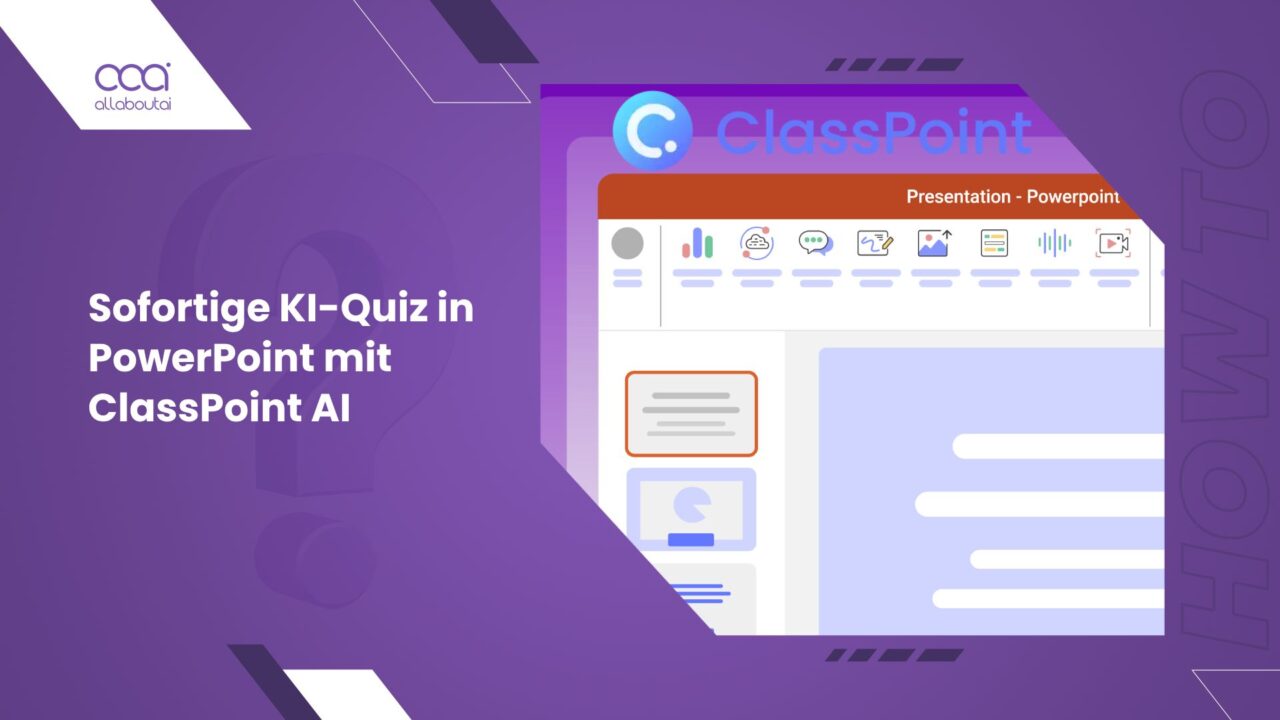 Wie man ClassPoint AI verwendet, um ein Quiz in PowerPoint zu erstellen