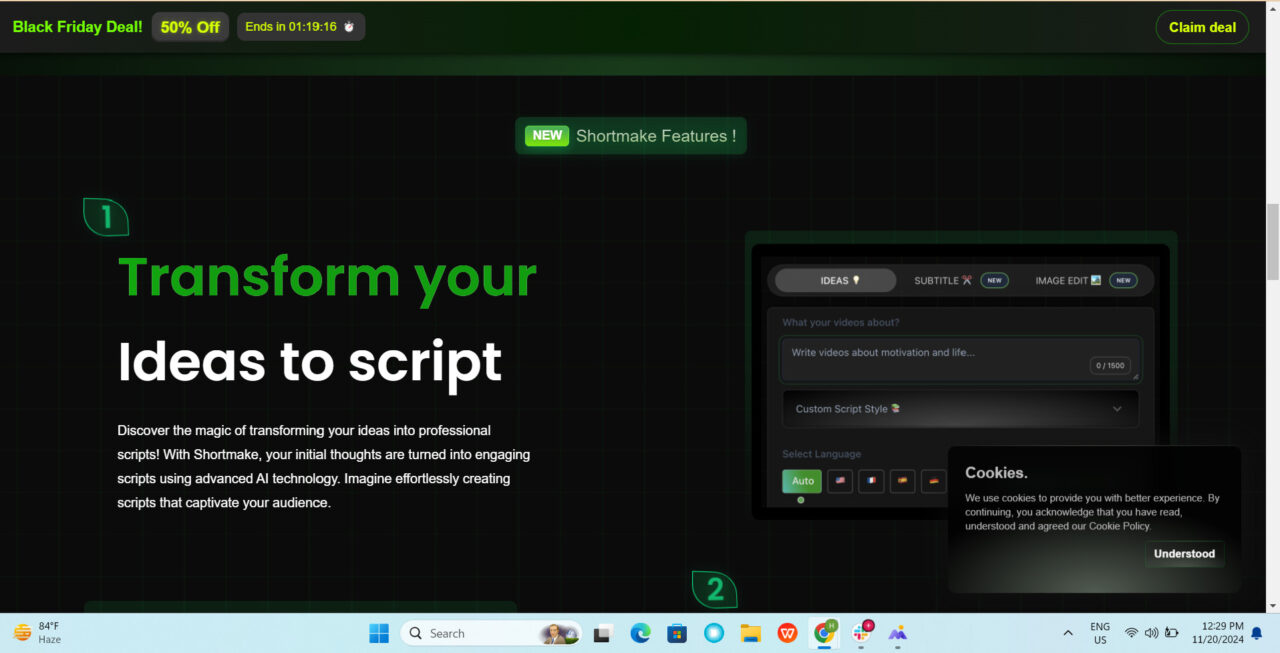 Revue de ShortMake 2024 : Tarifs, Fonctionnalités et Guide Complet