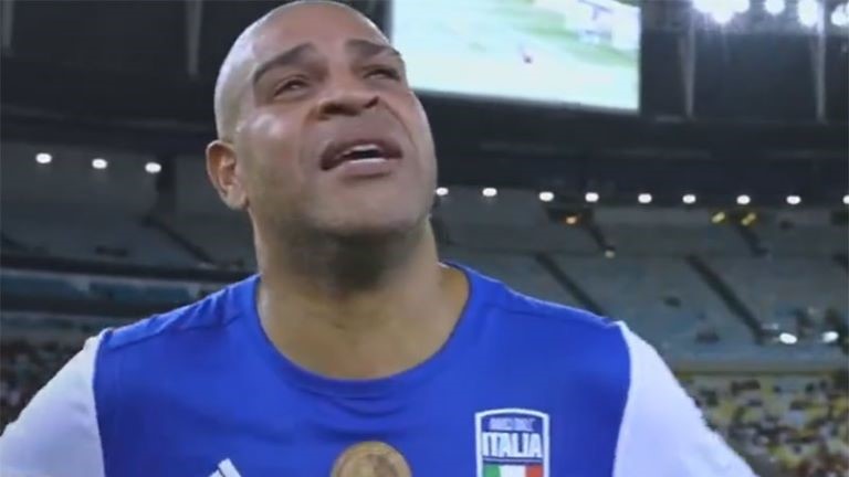 Ex-Brazilian Footballer Adriano Moves to Tears Over AI Tribute from ...