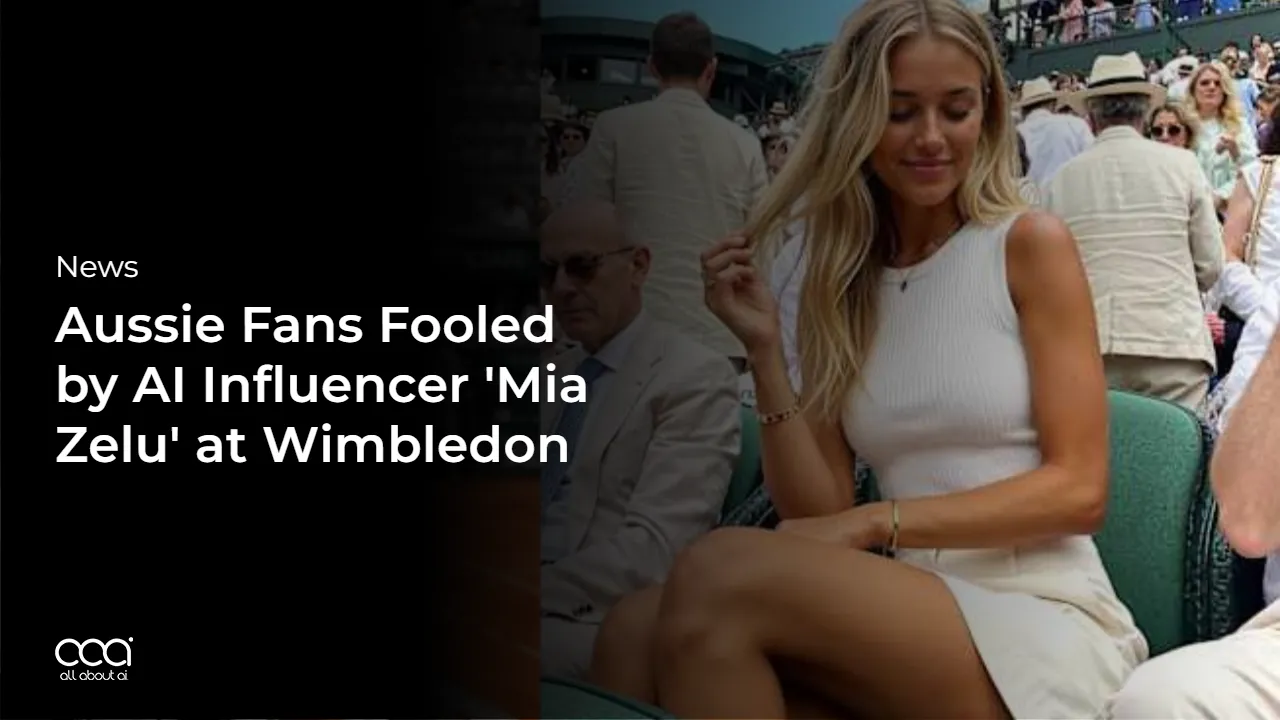 Aussie Fans Fooled by AI Influencer 'Mia Zelu' at Wimbledon