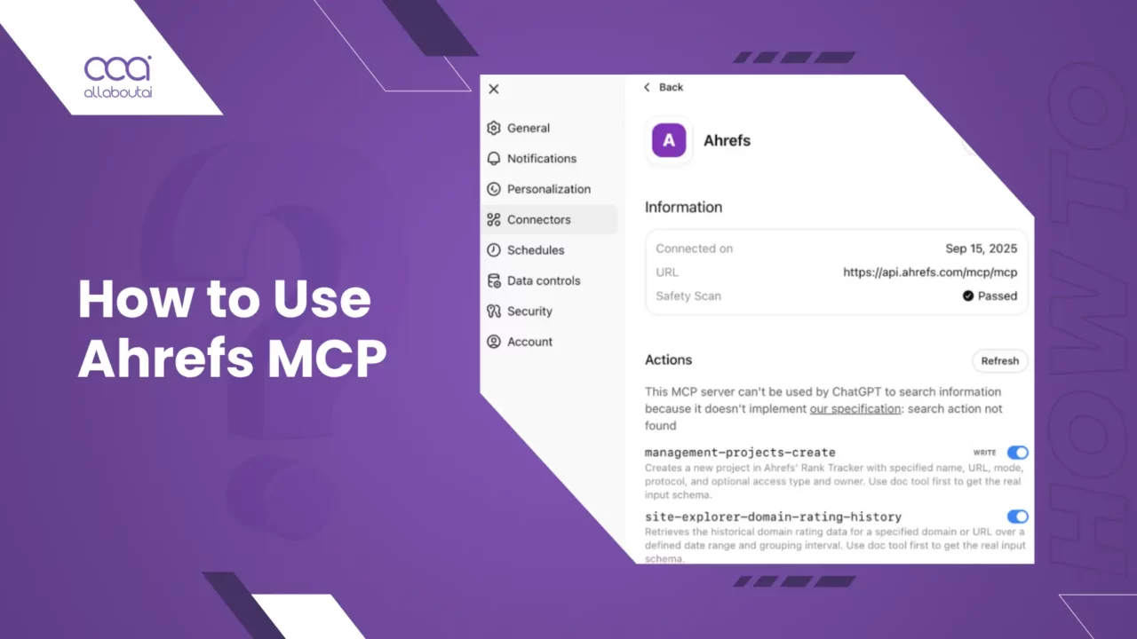 How to Use Ahrefs MCP + ChatGPT/Claude/Copilot for SEO? [Easy Steps & Workflow Guide]